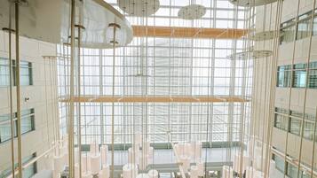 Apartamento Deluxe em Condomínio Fechado, 1 quarto, varanda, vista parcial para o mar | Vista da varanda
