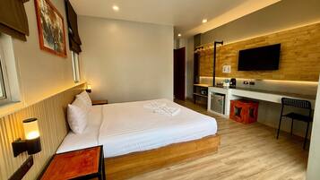 Roupas de cama premium, cofres nos quartos