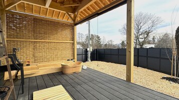 Casa Superior, não fumadores, vista para o jardim (Shirakaba OpenAir-Bath with BBQ 5 ppl) | 1 quarto, Wi-fi grátis, com decoração personalizada 