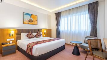 Quarto Deluxe, vista para o vale | Cofre no quarto, secretária, quartos insonorizados