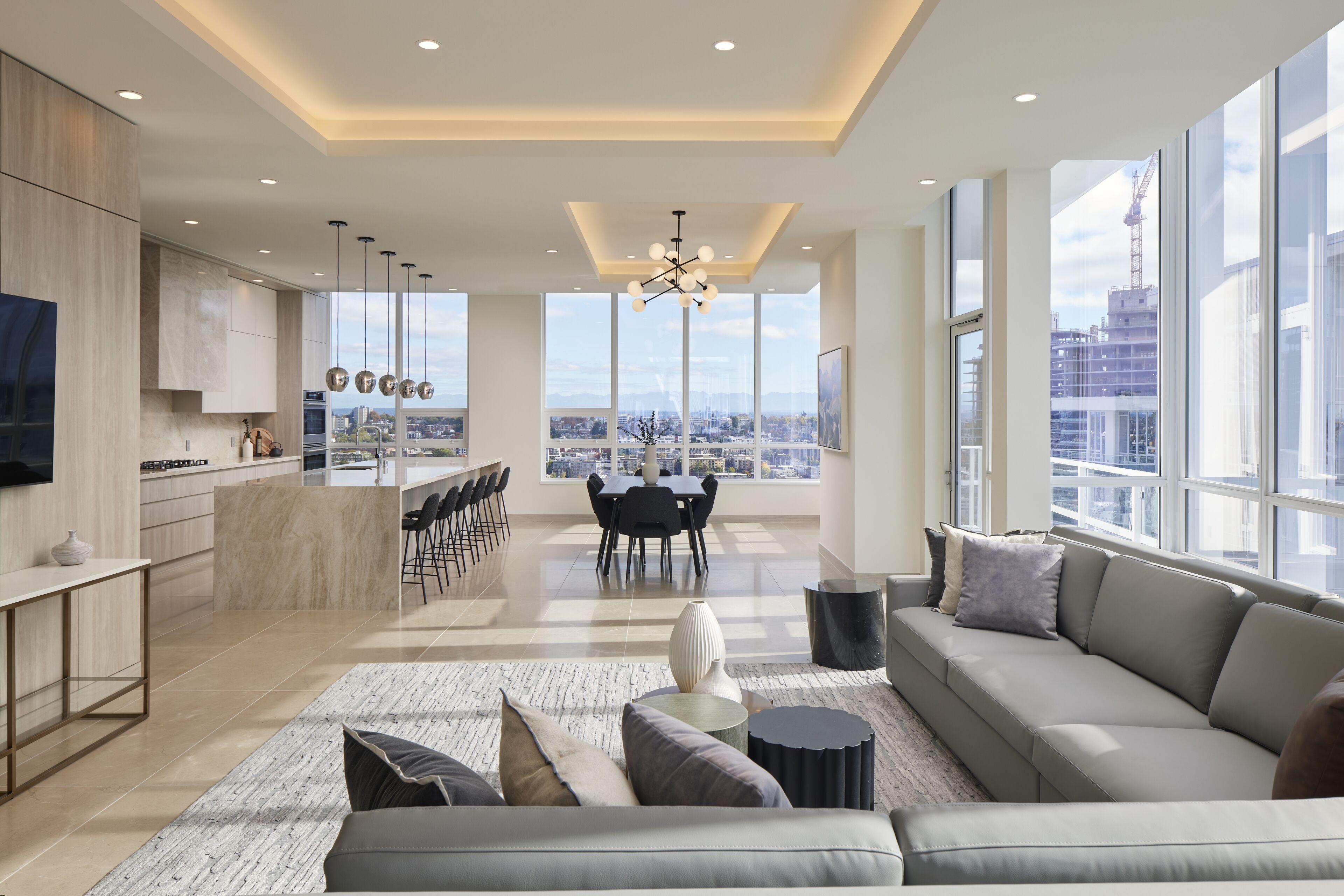 Luxury Lake Union Penthouse With Iconic Space Needle Views & Hot Tub Retreat - Seattle, WA