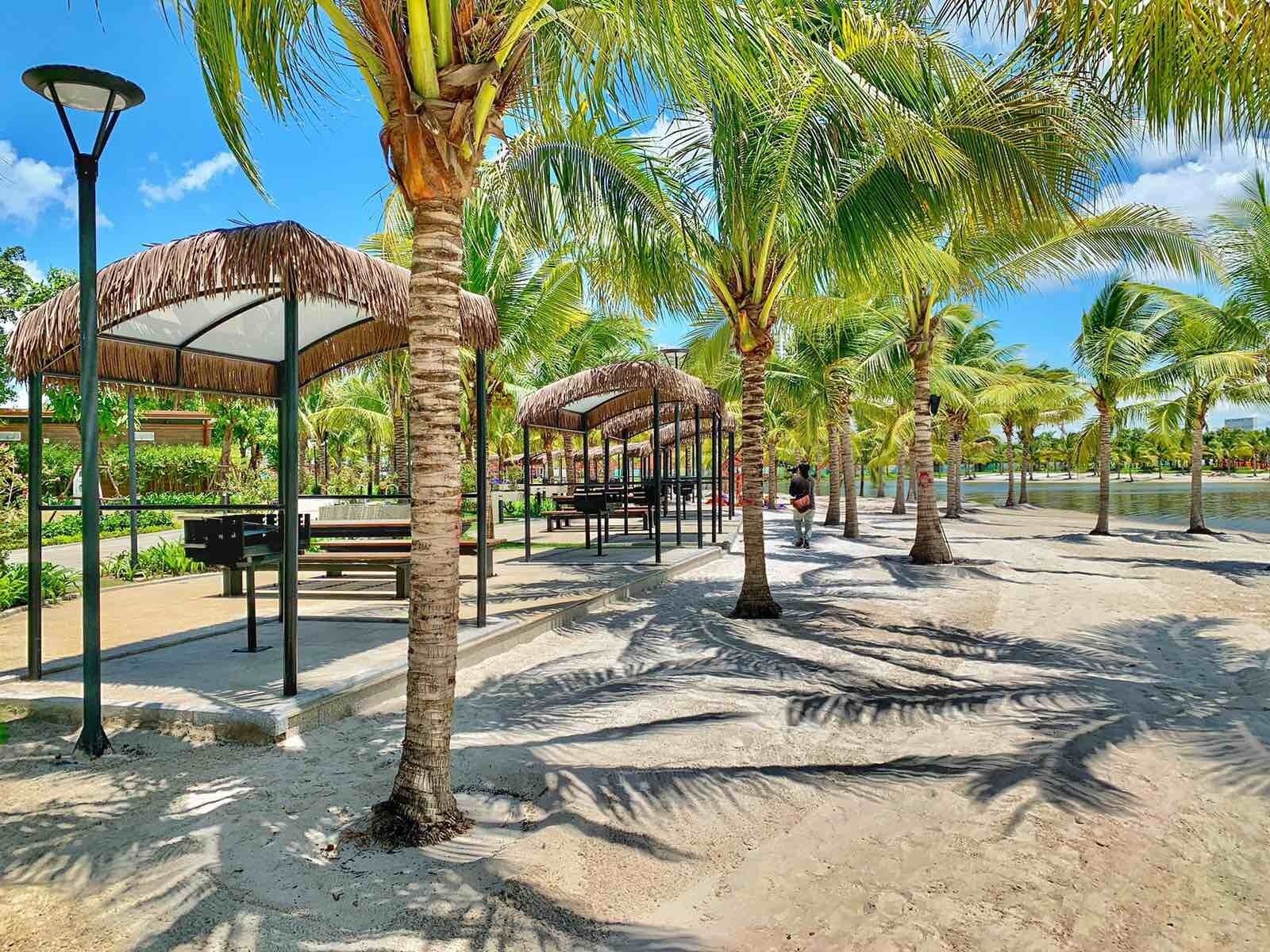 Área para churrascos e piqueniques