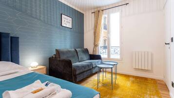 Apartamento | 1 quarto, secretária adequada para computadores portáteis