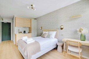 Apartamento | 1 quarto, secretária adequada para computadores portáteis 