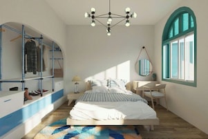 Quarto Duplo Básico, vista para o jardim | Secretária, quartos insonorizados, Wi-fi grátis