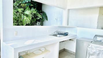 Estúdio Comfort, vista para a praia | Cozinha privada