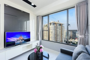 Apartamento superluxo, 3 quartos, vista para a cidade