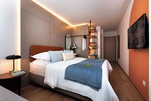 Quarto casal ou duplo | Berços (sobretaxa), Wi-Fi de cortesia, roupa de cama