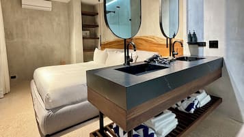 Apartamento premium | 1 quarto, cortinas blackout, quartos à prova de som, Wi-Fi de cortesia
