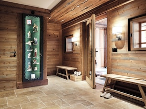 Chalé de Luxo | 2 quartos, cofre no quarto, quartos insonorizados, camas desdobráveis