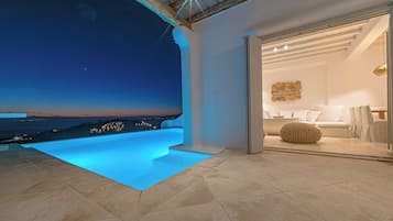 Villa de Luxo, 5 quartos, piscina privativa, vista para o mar | Cortinas/cortinados opacos, quartos insonorizados