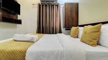 Quarto Duplo Deluxe, Vista para a cidade | Wi-fi grátis