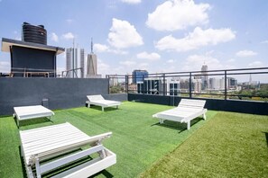 Terraço no piso superior