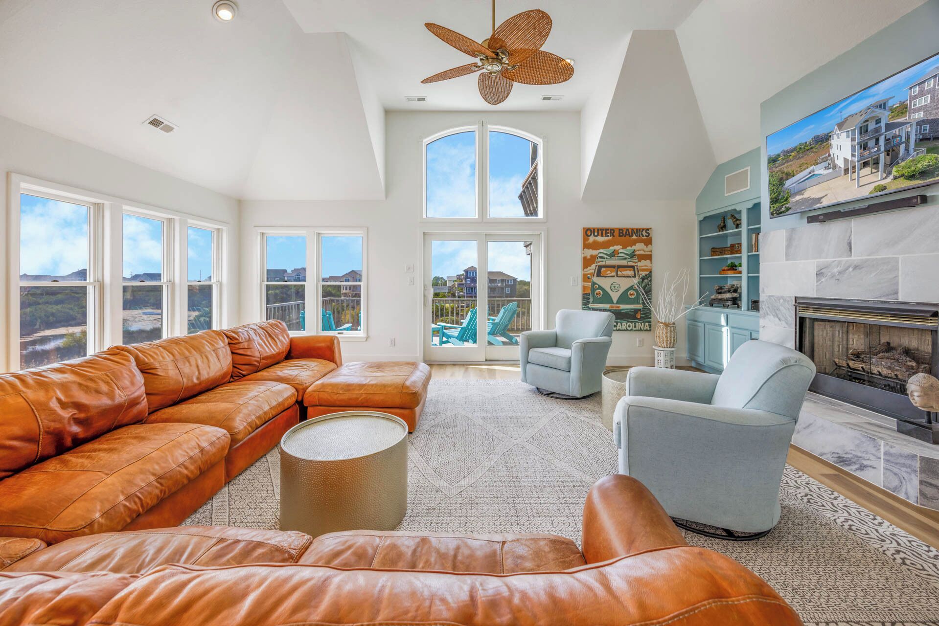 Semi-oceanfront Dog Friendly Home W/ Private Pool, Hot Tub, Game Room, Theater - North Carolina