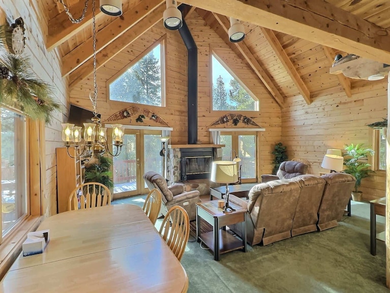 Mountain Log Home-among Lodgepole Pines - Leadville, CO