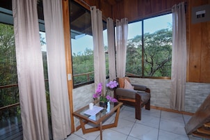 Casa de Campo Comfort, vista para a montanha | Sala de estar