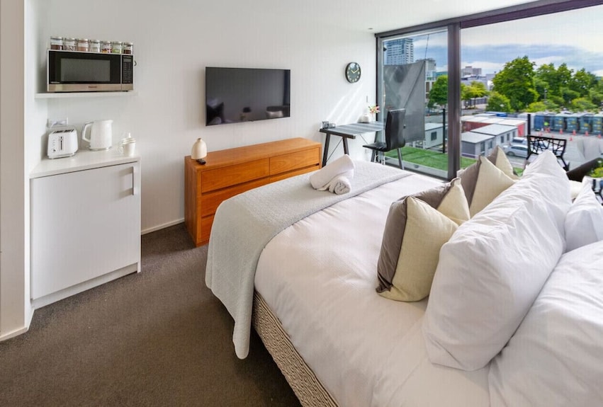 Studio With City Views In Central Christchurch - 크라이스트처치