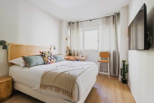Apartamento | 1 quarto, secretária adequada para computadores portáteis 