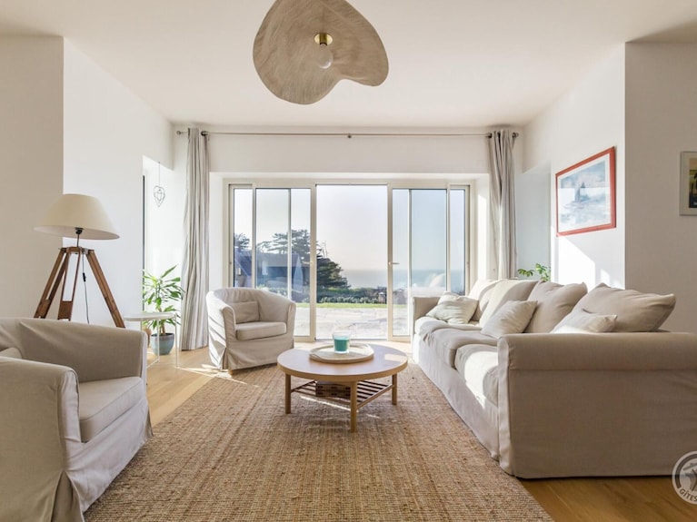Villa Contemporaine à Carolles Avec Vue Mer Et Accès Direct Plage - Jullouville