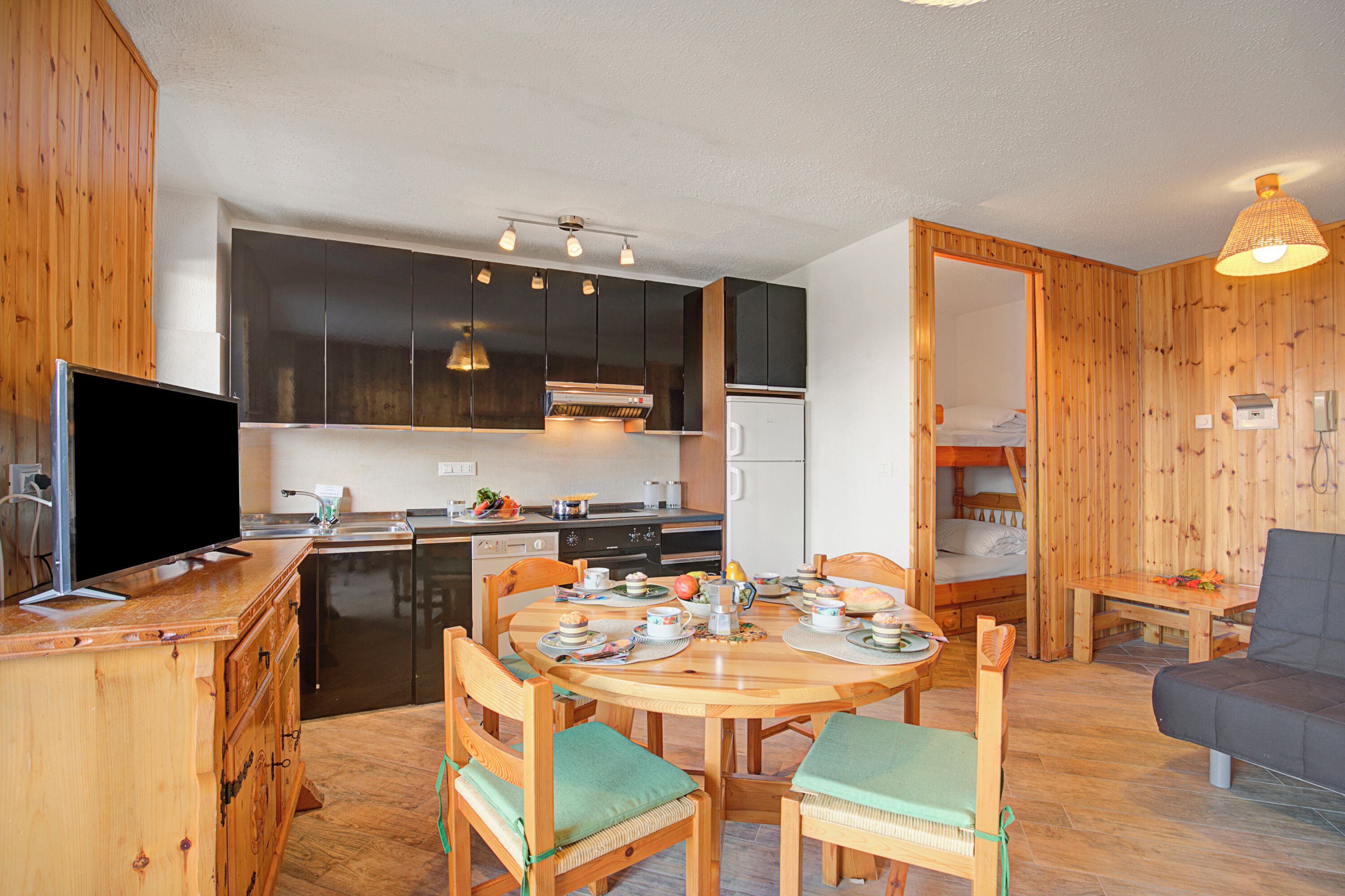 Apartamento Familiar, 2 quartos, varanda (Appartamento Bellevue Richardette) | Cozinha privada