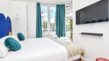 Apartamento | 1 quarto, espaço de trabalho para notebook