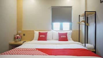 1 quarto, roupa de cama fornecida