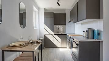 Apartamento | Cozinha privada | Produtos de limpeza
