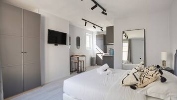 Apartamento | 1 quarto, secretária adequada para computadores portáteis