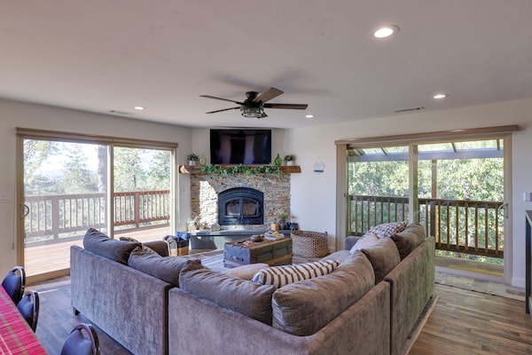 Ski, Hike & Fish: Mtn-view Gem W/ Deck In Tuolumne - Black Oak Casino Resort