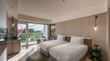 Quarto luxo, 2 camas de solteiro, sacada | Wi-Fi de cortesia