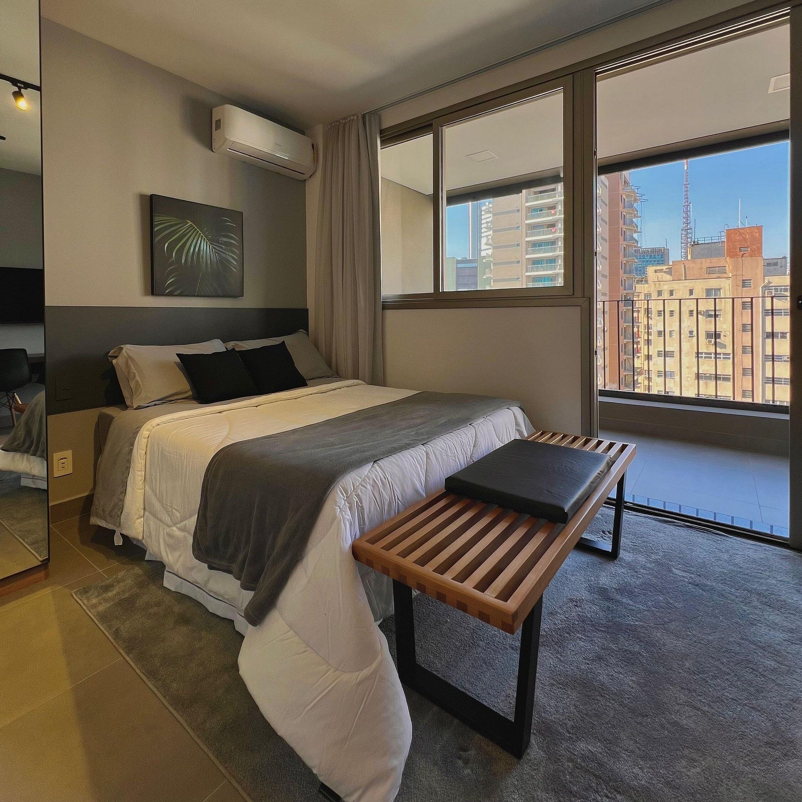 Apartamento Comfort | 1 quarto, secretária, secretária adequada para computadores portáteis 