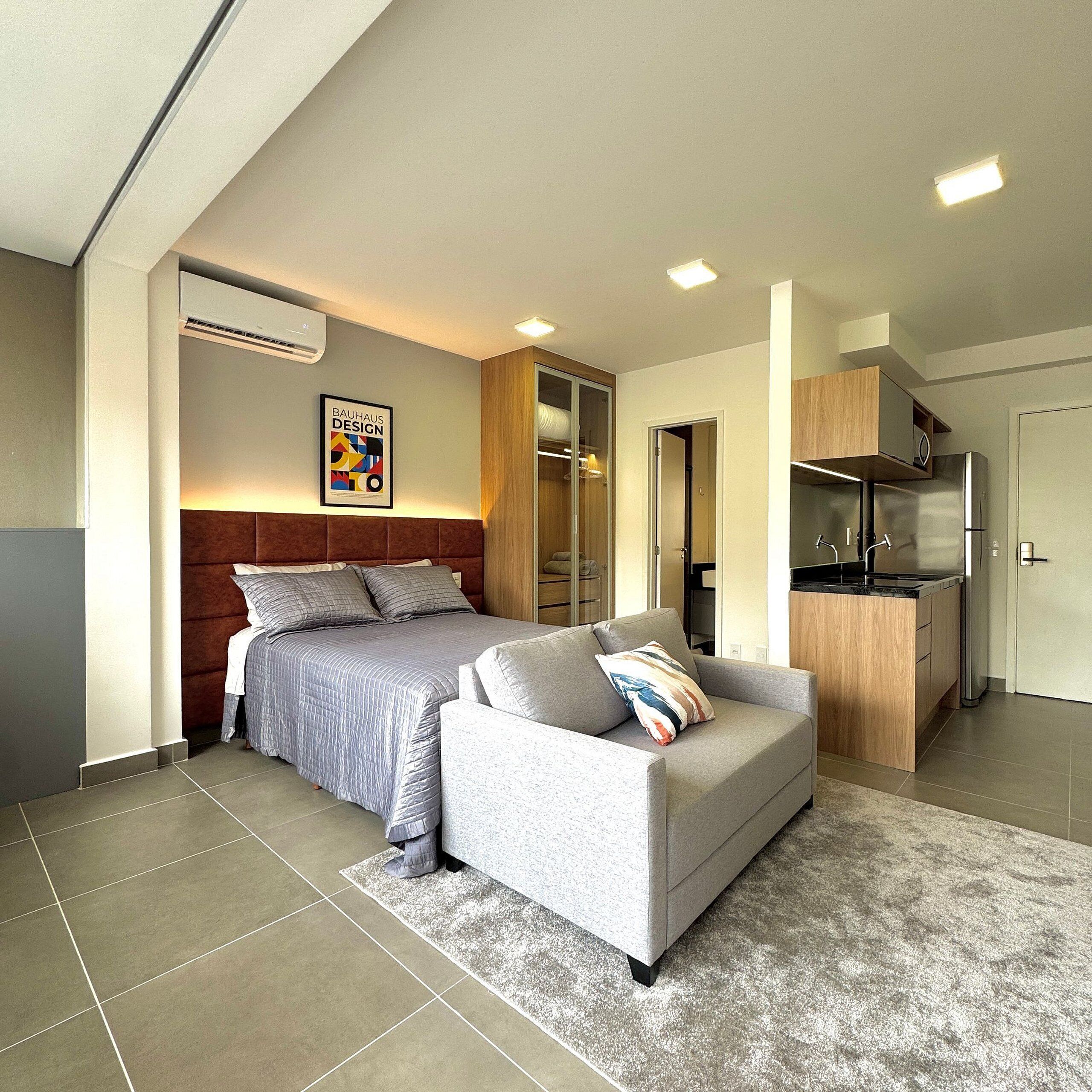 Apartamento | 1 quarto, secretária, secretária adequada para computadores portáteis 