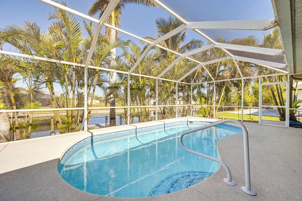 Patio, Dock + Canal Access: Cape Coral Home! - Sanibel Island, FL