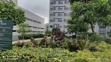 Apartamento em Condomínio Fechado, 1 quarto, vista para o jardim | Jardim