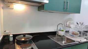 Apartamento em Condomínio Fechado, 1 quarto, vista para o jardim | Interior