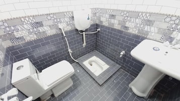 Sabão, champô, papel higiénico