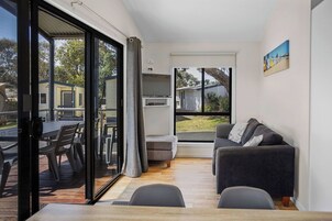 Quarto casal ou duplo família | Área de estar | TV de tela plana