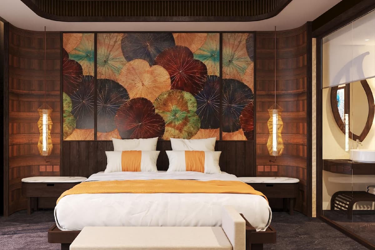 Suite Executiva | Minibar com produtos grátis, cofre no quarto, secretária