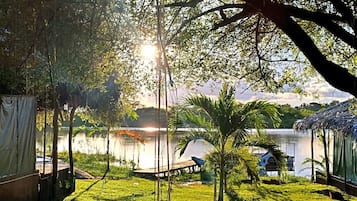 Vista para o jardim