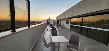 Terraço no piso superior