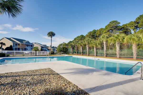 Pond Views & Community Perks: Sunset Beach Condo! - Sunset Beach, NC