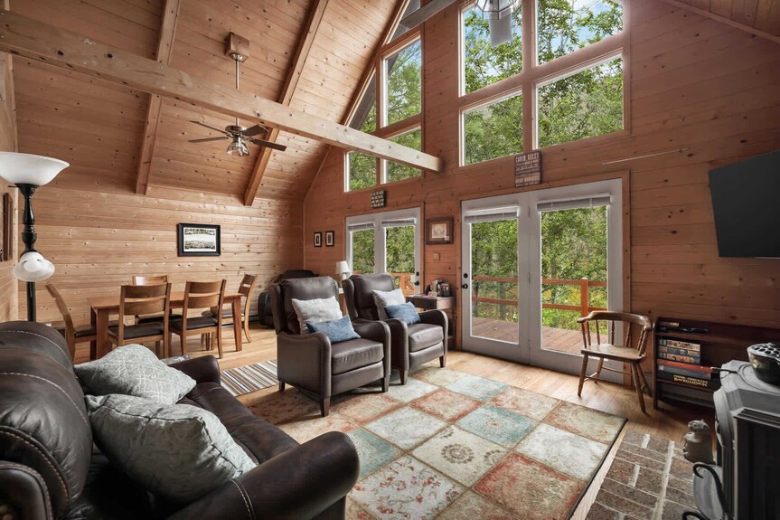 Loft, Wood Stove, Fire Pit, Grill & Deck On Creek - West Virginia