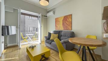 Estúdio de Luxo, Vista para a cidade | Cofre no quarto, cortinas/cortinados opacos, ferro/tábua de engomar