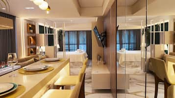 Apartamento básico | 1 quarto, roupas de cama antialérgicas, Wi-Fi de cortesia, roupa de cama