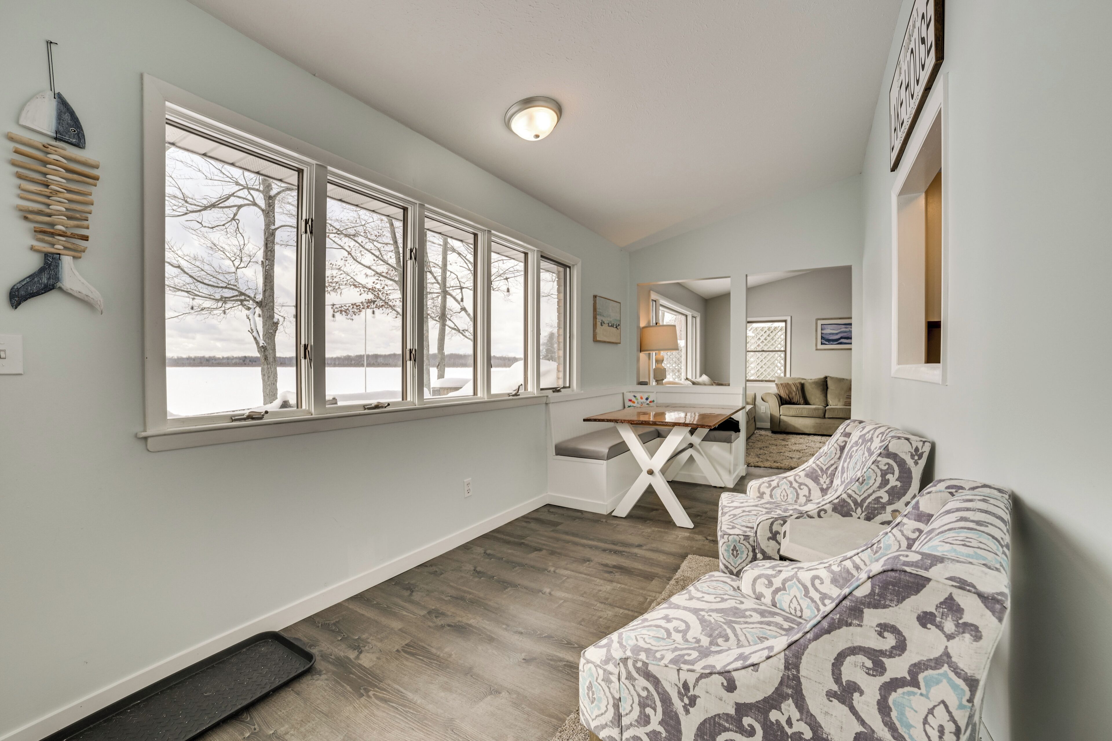 Dock & Views: Lake Mitchell Home In Cadillac! - Tustin, MI