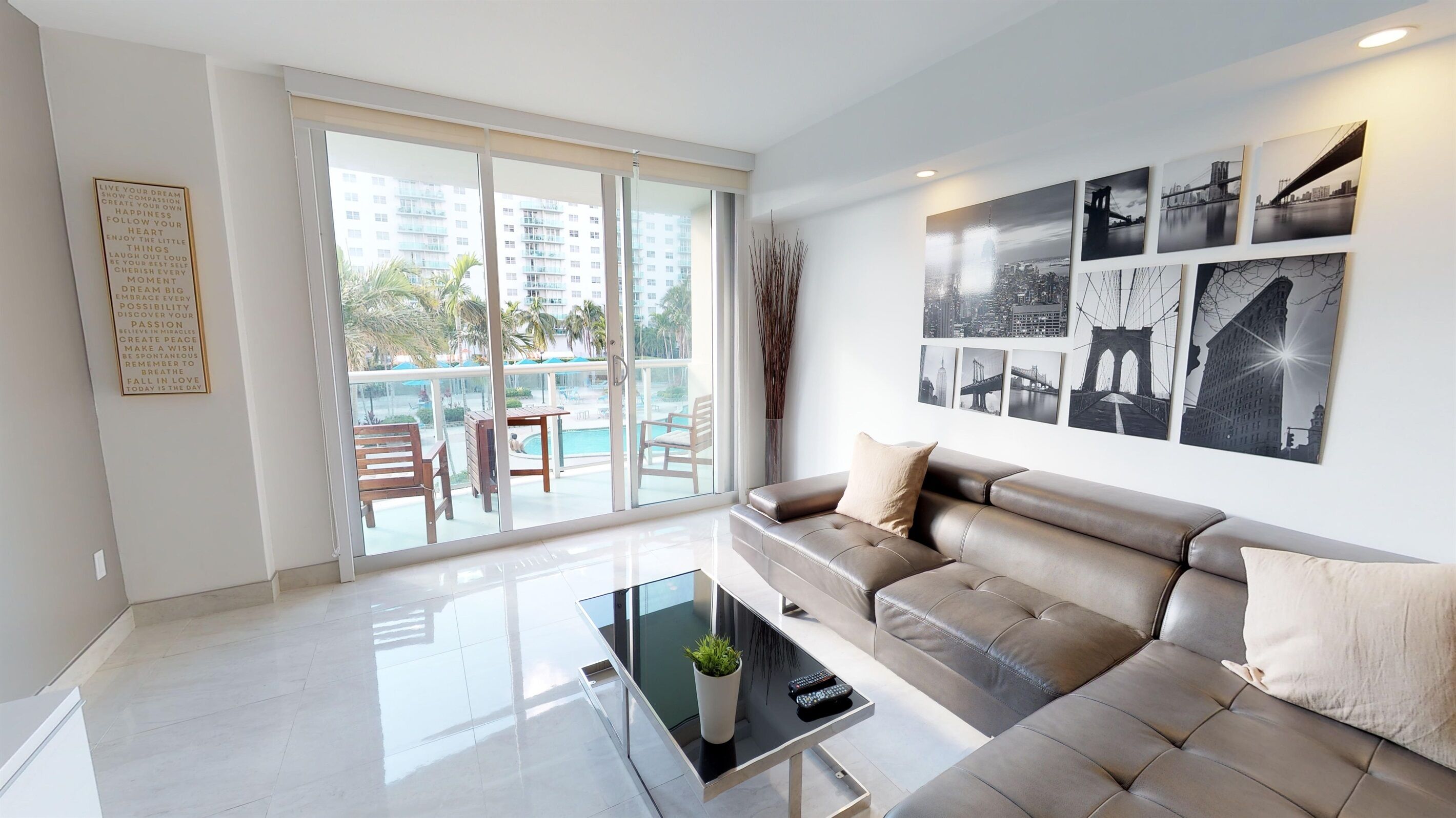 Modern 3br Apt W/ Pool View, Steps To Beach Or-202 - Sunny Isles Beach