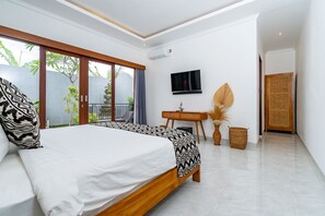 Vila família, 2 quartos, vista para a piscina | Fachada