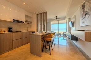 Apartamento | 1 quarto, camas de colchão Select Comfort, cofre no quarto 