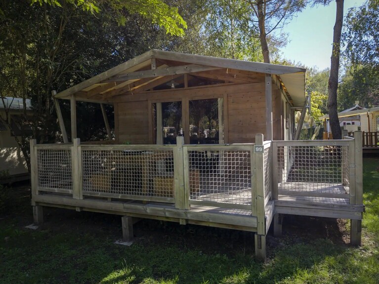 Zecamping 4* Piscine Chauffée Locatif Tv Clim 32m2 - Gironde