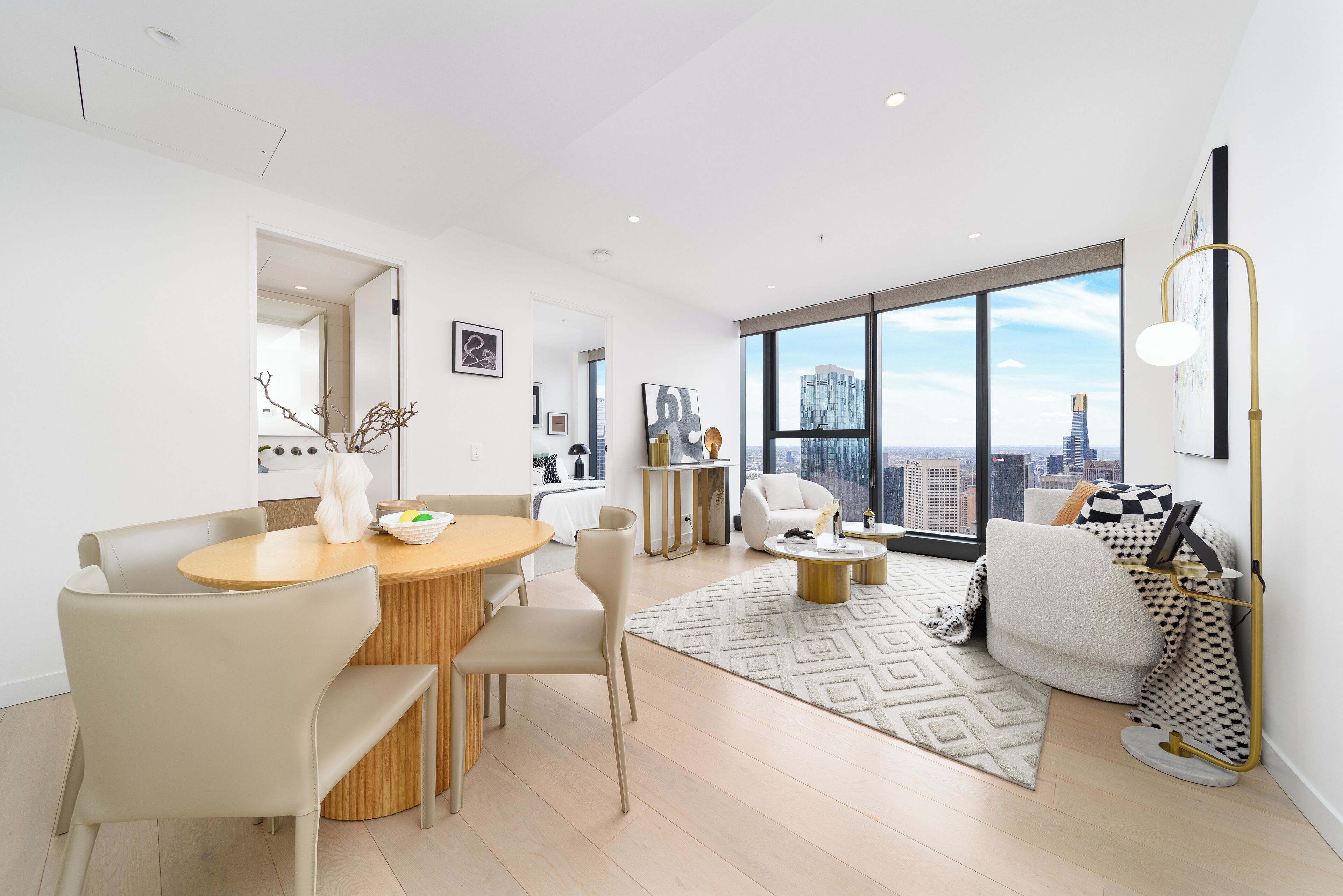 Top Cbd Skyline Luxury 2 Beds 2 Baths Free Parking - Melbourne